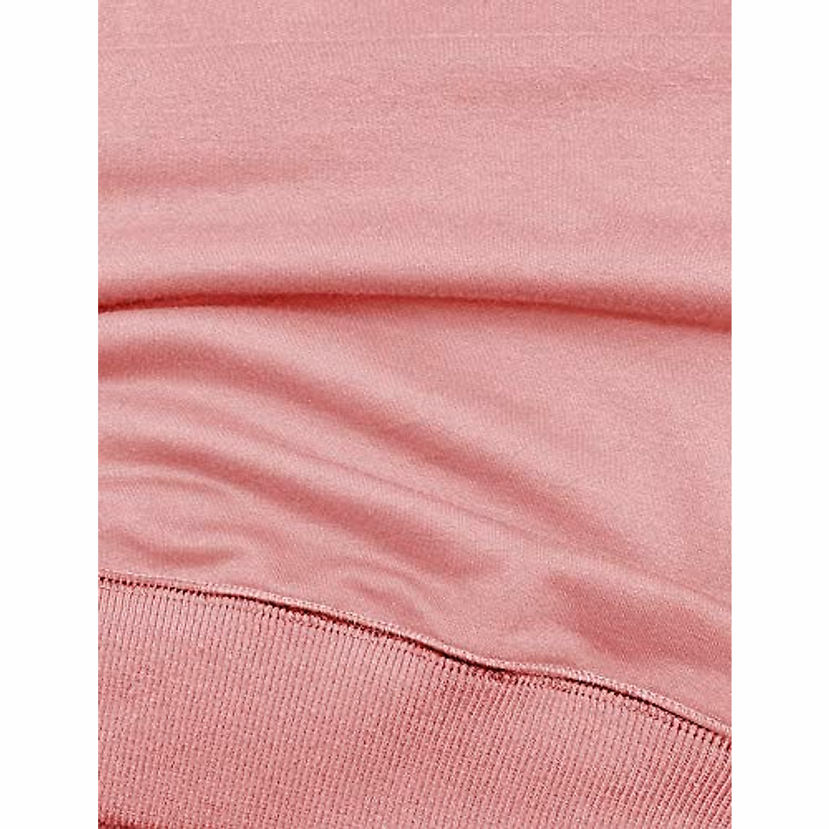 PRETTODAY Women's Casual Crew Neck Sweatshirts Raglan Long Sleeve Solid Tunic Tops Loose Pullovers Pink