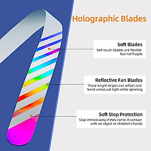 NIASIA 4pcs Food Fans for Tables Rechargeable,Retractable Food Spinner for Indoor Meals,Picnic,Party(Black)