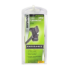 Hopkins 48030 Endurance 48 Long 4-Wire Flat Vehicle Side Connector