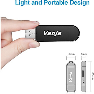 Vanja SD Card Reader, Micro SD to USB OTG Adapter Micro USB Portable Memory Card Reader for SD TF SDXC SDHC MMC RS-MMC Micro SD Micro SDXC Micro SDHC Card and UHS-I Cards