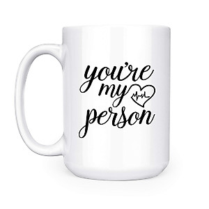 You're My Person - Best Friend Bestie - 15oz Deluxe Double-Sided Coffee Tea Mug