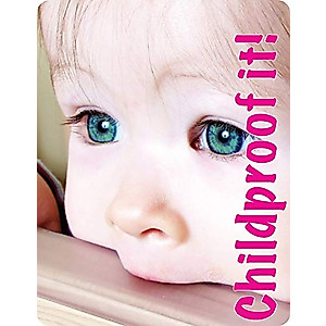 KidKusion Jumbo Edge Cushion | 6Ft | Black | Made in USA | Child Safety Edge Guard, Babyproof Furniture Bumper