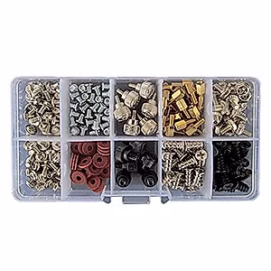 Screw 228PCS Assortment Kit Set Computer with Case for Motherboard Repair Tool Mounting Hardware Hard Disk Accessories Screws for PC