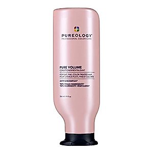 Pureology Pure Volume Conditioner | For Flat, Fine, Color-Treated Hair | Restores Volume & Movement | Sulfate-Free | Vegan | Updated Packaging | 9 Fl. Oz. |
