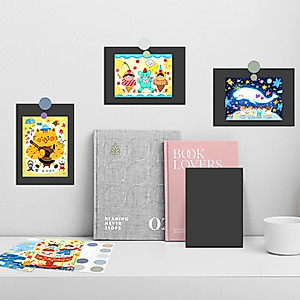 Frametory, 12x18 Black Uncut Picture Mat Boards, Backing Boards for Frames, Photos, Crafts - Pack of 12