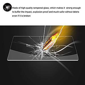 HeyMoly Compatible With 2013-2024 Ford Tempered Glass Screen Protector 8 Inch, 9H Car Navigation Display Protector, F-150 F250 F350 F450 Sync2 Sync3 Escape Expedition