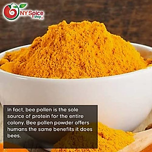NY Spice Shop Bee Pollen Powder - Bee Pollen - Natural Bee Pollen - Bee Pollen Bulk - Bee Pollen Powder Natural - Ground Bee Pollen - Pollen Powder - 1 Pound