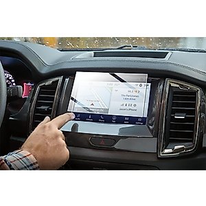 ZFM Tempered Glass Screen Protector Compatible With Ford Ranger 2019-2023,9H Hardness,High Definition,Protecting Ford SYNC3 8” Car Center Touch Screen
