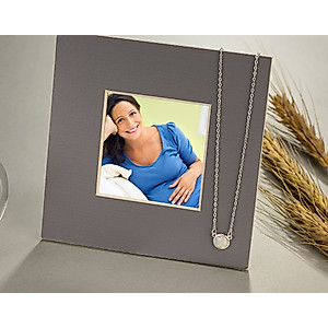 RareLove First Time Mom Gift,Daughter Pregnancy Gift from Mom,Baby Shower Gifts,925 Sterling Silver White Opal Necklace Gift For Mom to be,Expecting Mom,Daughter Push Gift