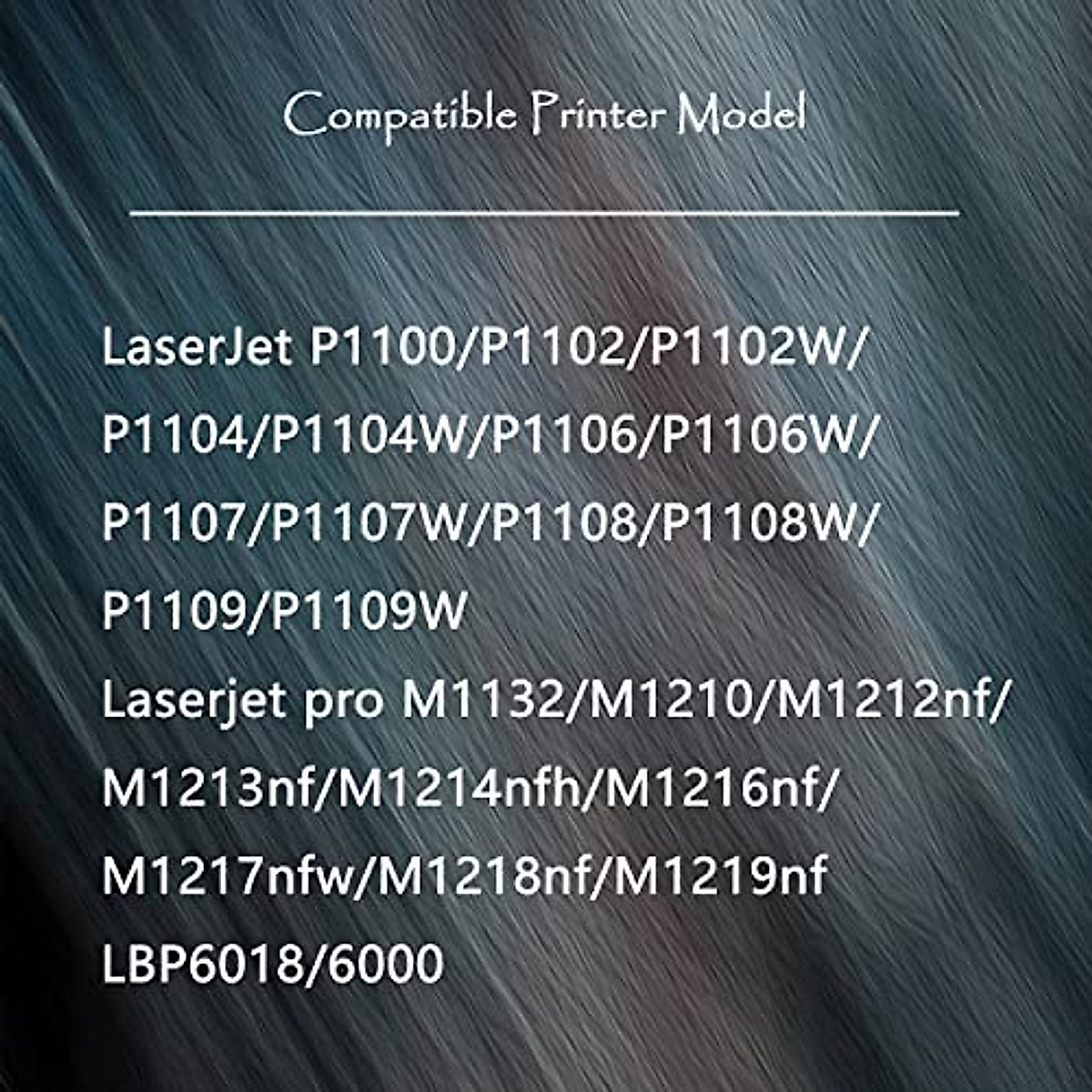 TG Imaging (Single Pack) Compatible Replacement for Canon 125 Toner Cartridge Canon125 CRG-125 CRG125 (1xBlack) Replacement for ImageClass LBP6000 LBP6030ws MF3010 Toner Printer