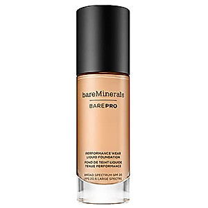 Bareminerals Barepro Performance Wear Liquid Foundation Spf 20, Golden Nude 13