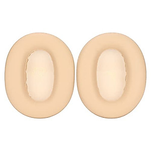 Replacement Ear Pads，Foam Protein Leather Noise Isolation Soft Wear Earpads Cushions for Edifier W860NB W830BT Bluetooth Headset (Brown)