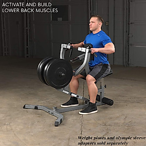 Body-Solid (GSRM40) Adjustable Seated Row Machine for LAT and Back Workouts, Commercial and Home Gym Equipment