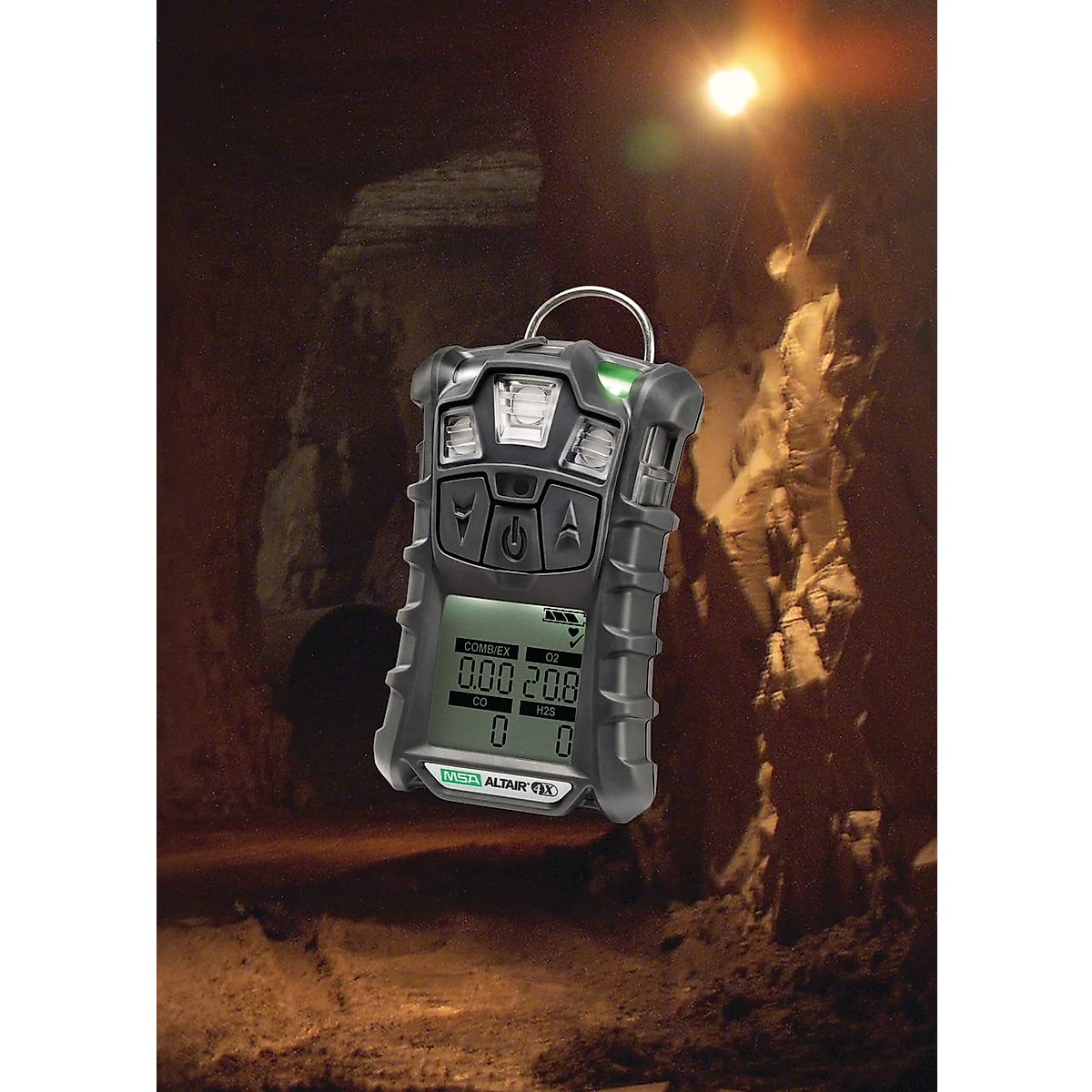 MSA 10178557 ALTAIR 4XR Multigas Detector - (O2, H2S, CO), Color: Charcoal, Portable Gas Monitor, Durable, Handheld, UL/CSA Approval, Includes Instrument Only