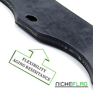 NICHEFLAG 99-9313 Snowblower Paddles with 133-5585 Scraper 108-4921 Belt Replaces 55-9250, 55-9251, 88-0771, 125-1128 for Toro Power 210R, 221E, 221R, 421QE, 421QR, 621, 621R, CCR6053 Snowthrowers