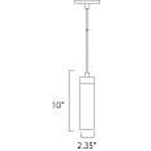 ET2 Cilandro I - 1 Light Pendant -Traditional Installation