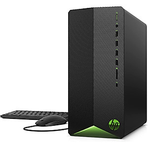 HP Pavilion Gaming Desktop Computer 10th Generation Intel Hexa-core i5-10400F Processor 16GB RAM 1TB SSD GeForce RTX 3060 12GB Graphic USB-C DiplayPort Bluetooth Black + HDMI Cable