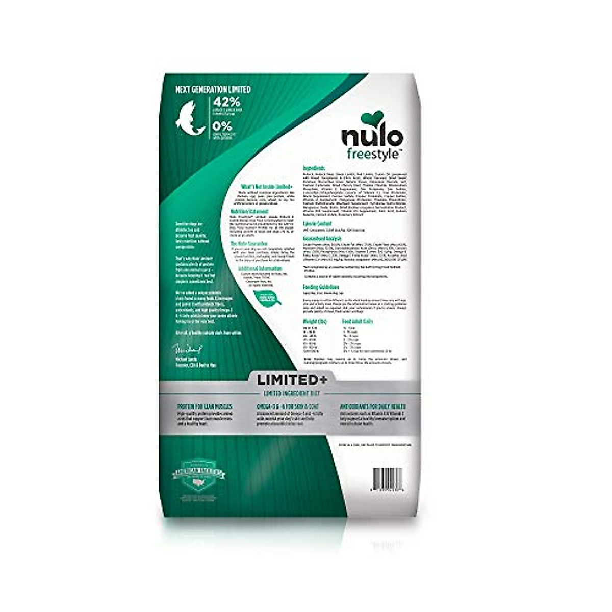 Nulo Freestyle All Breed Dog Food, Premium Allergy Friendly Adult & Puppy Grain-Free Dry Kibble Dog Food, Single Animal Protein with BC30 Probiotic for Healthy Digestive Support, 5.5 Pound (Pack of 1)