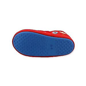 CoComelon Toddler and Kids Plush Aline Slippers (9-10 M US Toddler, Red)