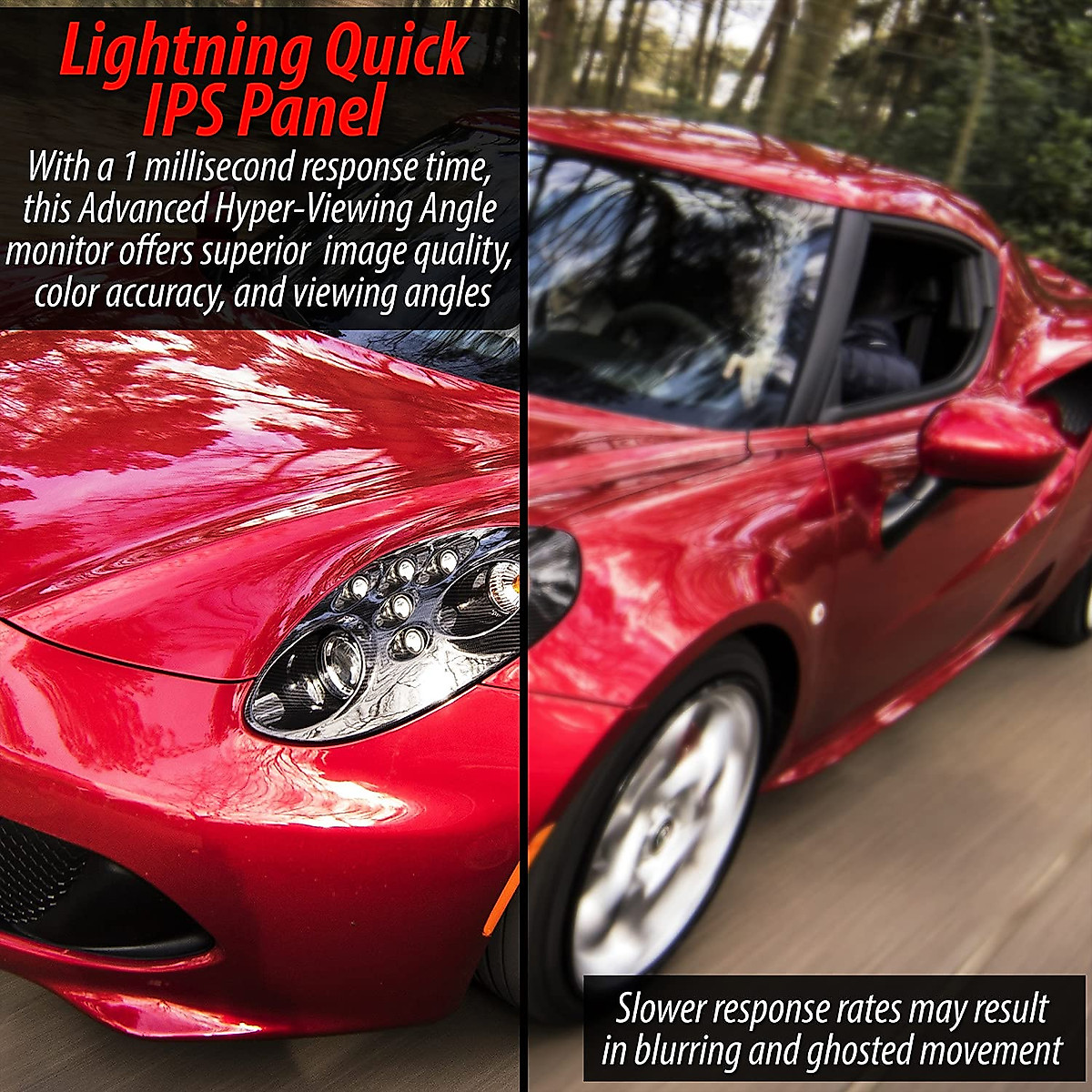 Deco Gear 25" Gaming Monitor, Fast IPS 1ms (GTG) Panel with 144Hz Refresh Rate, 1920x1080 Full HD Resolution