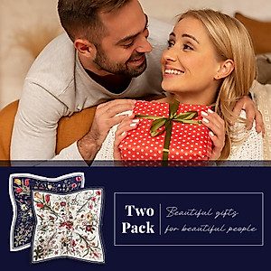 Satin Silk Head Scarf Neckerchief, Women Hair Neck BandanaThin Soft Scarfs for Spring Summer, Mom Grandma Best Friend Sister Wife Girlfriend Gift