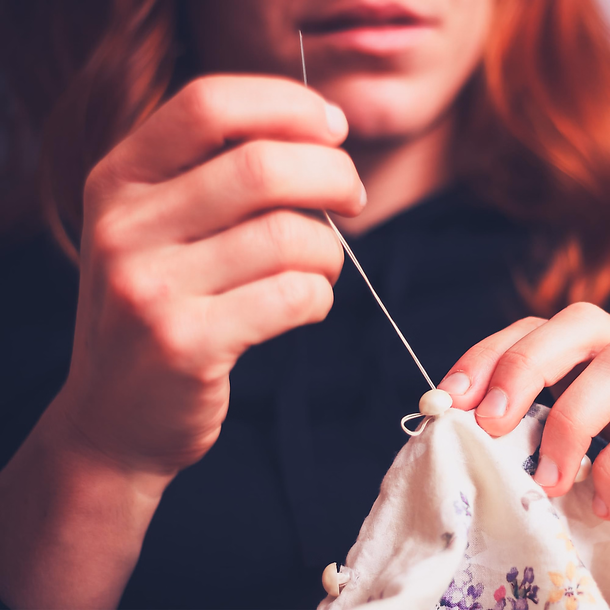 55 PCS Large-Eye Blunt Needles, Large Eye Sewing Needles, 11 Sizes Hand Sewing Needles, Knitting Needles, Yarn Needles, Embroidery Needle, Quilting Needles with 4 Threaders, Weaving Stringing Needles