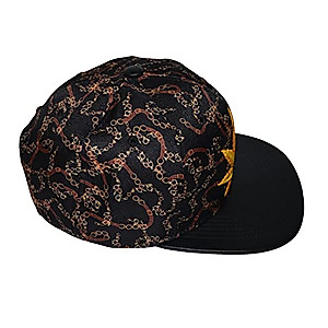 Popfizzy Weed Hat, Unisex Pot Leaf Hats, Cannabis Baseball Caps, Hip-Hop Hats, Marijuana Snapback Cap, Weed Gifts for Stoners (Weed 6)