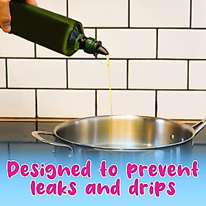 Hawaiian Shaved Ice 3 pack Free Flow Pourers, for Snowcone Syrup, Plastic Bottle Spout for Mixed Drinks, Snow Cone, Mochas & Latte Flavor - Black