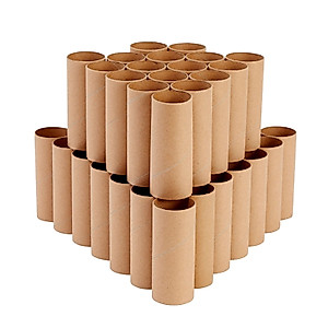 48 Pack Empty Toilet Paper Rolls for Crafts, Brown Cardboard Tubes for DIY, Classrooms, Dioramas (1.6 x 3.9 in)