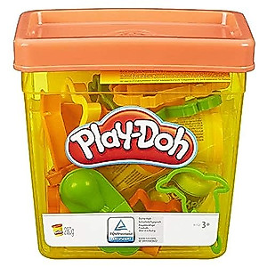 Play-Doh Fun Tub Playset, Great First Play-Doh Toy for Kids 3 Years and Up with Storage, 18 Tools, 5 Non-Toxic Colors (Amazon Exclusive)