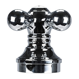 DANCO Cross-Arm Faucet Handle | Sink & Bathtub Handle | Single Handle | Chrome (46006)