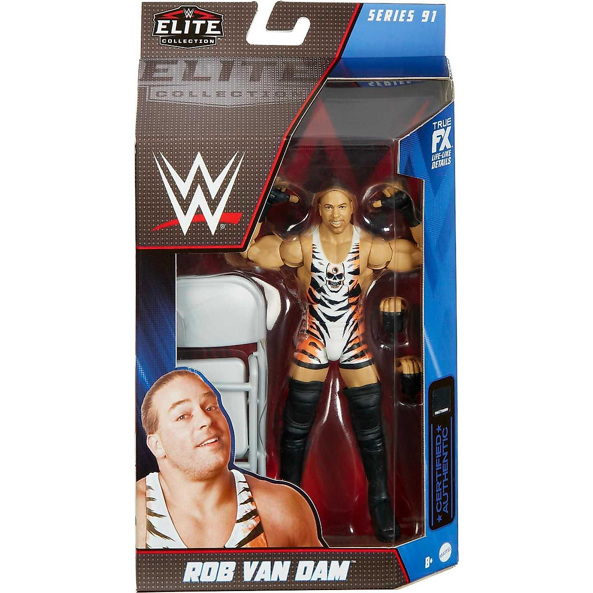 Mattel WWE Rob Van Dam Elite Collection Action Figure