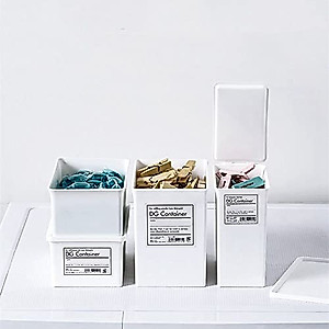 Laundry Powder Container, Household Washing Powder Storage Tin Laundry Powder Box for Holding Pods Tablets Detergent(C)