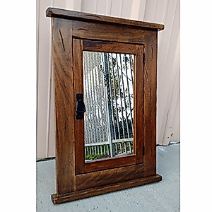 Primitive Mission Recessed Medicine Cabinet/Rustic/Solid Wood & Handmade