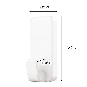 CommandCommand Picture Ledge, Damage Free Hanging Floating Shelf & 10 Lb XL Heavyweight Wall Hook, Damage Free Hanging Wall Hook with Adhesive Strips