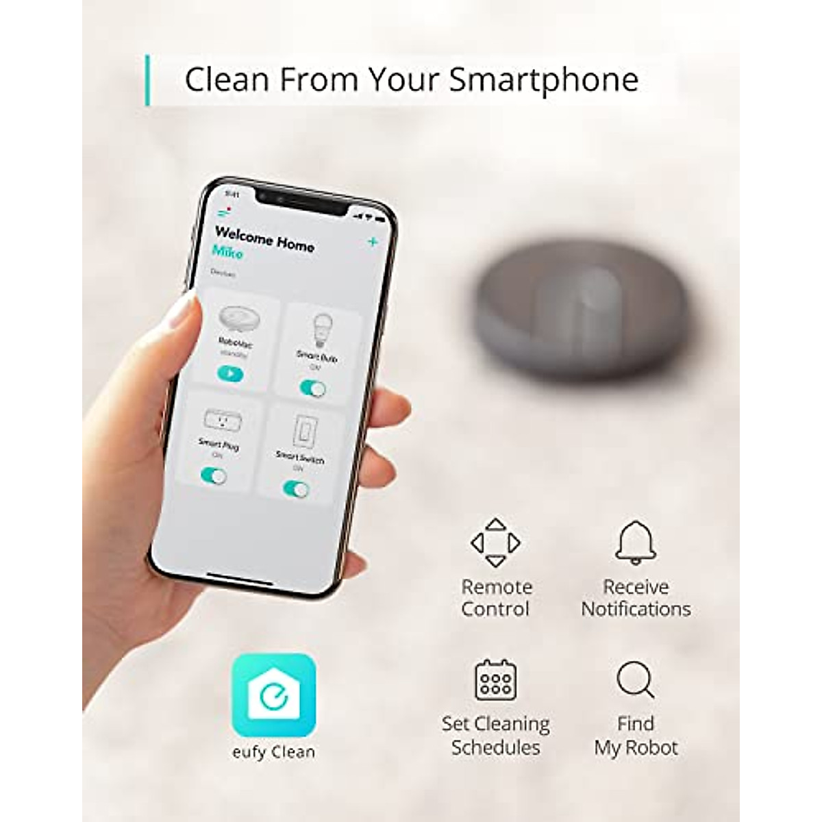 eufy by Anker, BoostIQ RoboVac 30C MAX, Robot Vacuum Cleaner, Wi-Fi, Super-Thin, 2000Pa Suction, Boundary Strips Included, Quiet, Self-Charging, Cleans Hard Floors to Medium-Pile Carpets