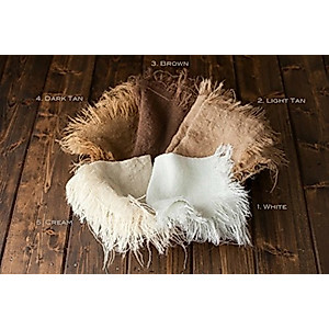 1 Burlap Blanket Newborn Photo Prop Baby Photography Prop Your Choice of 1 Color This is for 1 Burlap Blanket