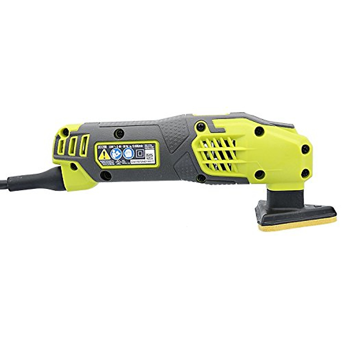 Ryobi DS1200 .4 Amp 13,000 OBM Corded 2-7/8" Detail Sander w/ Triangular Head and 5 Sanding Pads