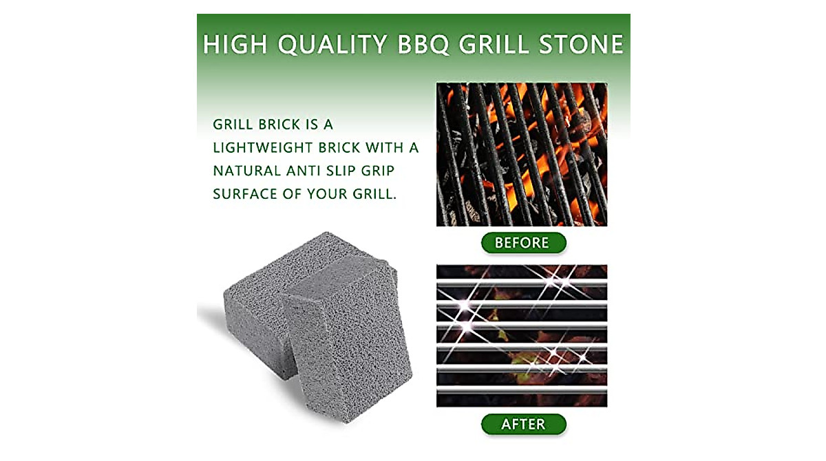 SPE HEALTH PRO Grill Stone Cleaning Block | Safe, Scratch-Free Grill ...