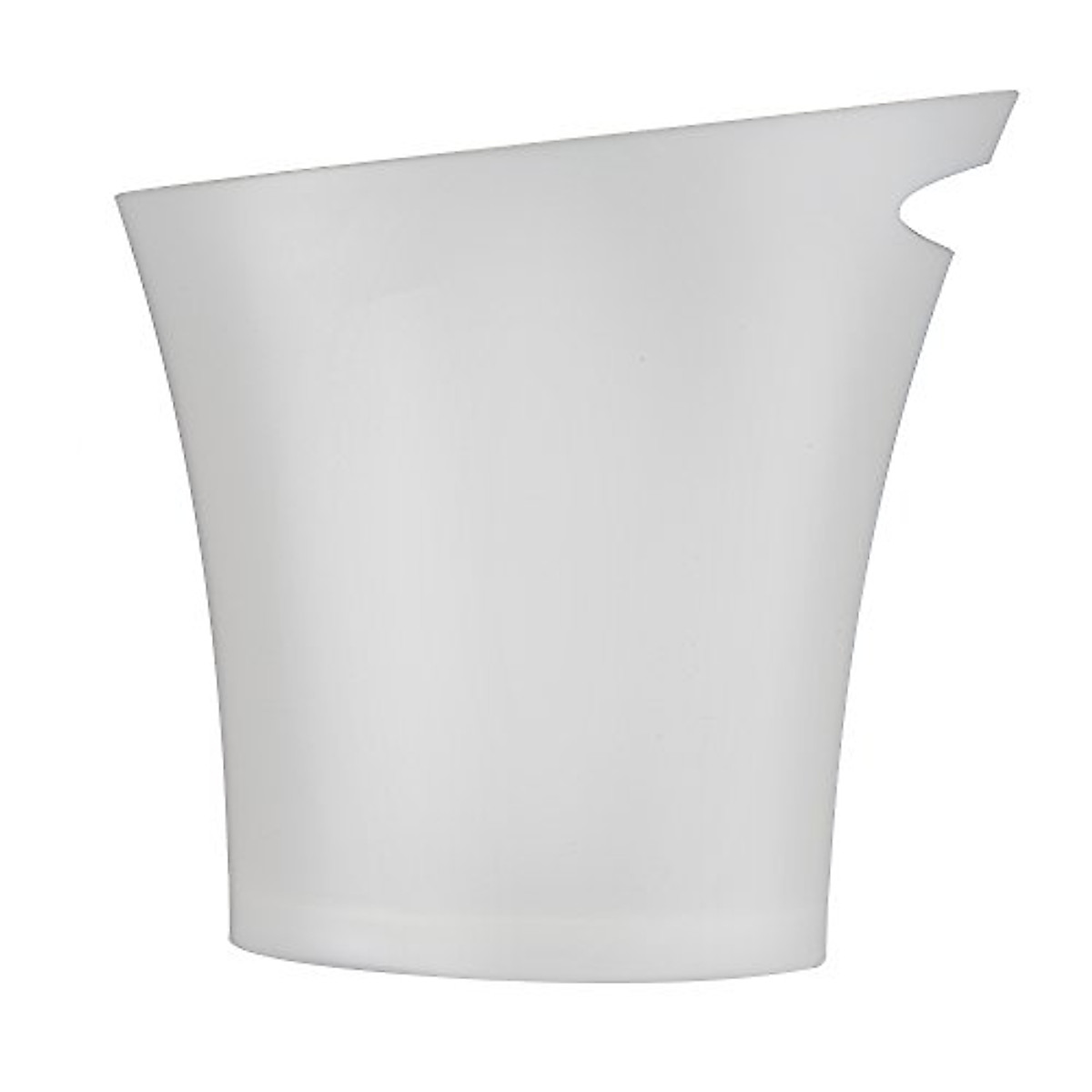Umbra 6215321 2 gal White Skinny Wastebasket - pack of 6