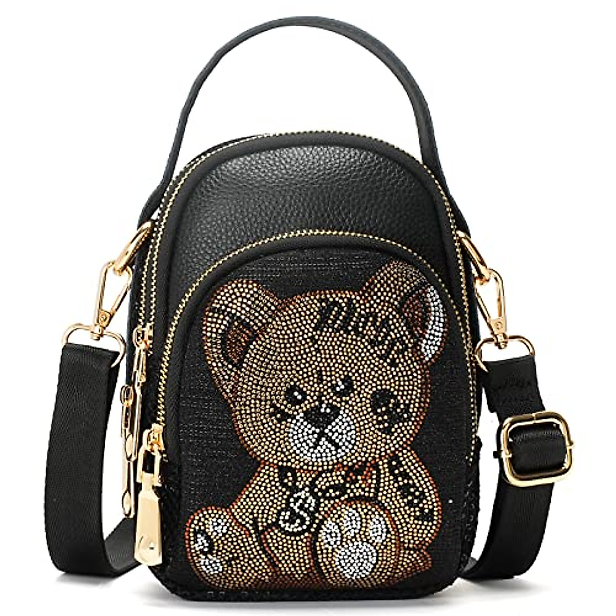 Genuine Leather Small Crossbody Bags for Women Stylish Ladies Shoulder Bag Cell Phone Purse Handbags