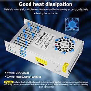 BOSYTRO 12V 50A 600W DC Switching Power Supply, Universal Regulated Switching AC110V/220V (SMPS), 12 Volt Power Supply for LED Strip Light, CCTV Camera Security System,Computer Project