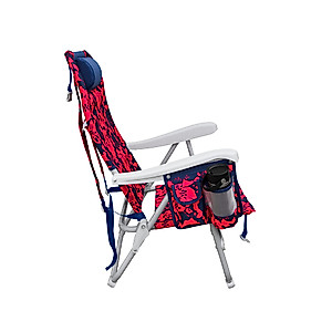 Hurley Standard Backpack Beach Outdoor Chair, One Size, Acid Green