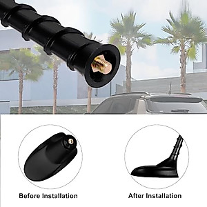 Antenna Fits for 2011-2023 Jeep Cherokee Accessories Grand Cherokee, Renegade, Compass, Liberty, Chrysler 200, Dodge Durango, Avenger, Dart, Journey, Fiat 500, 68297936AA 5091100AA 5091100AB Antennas