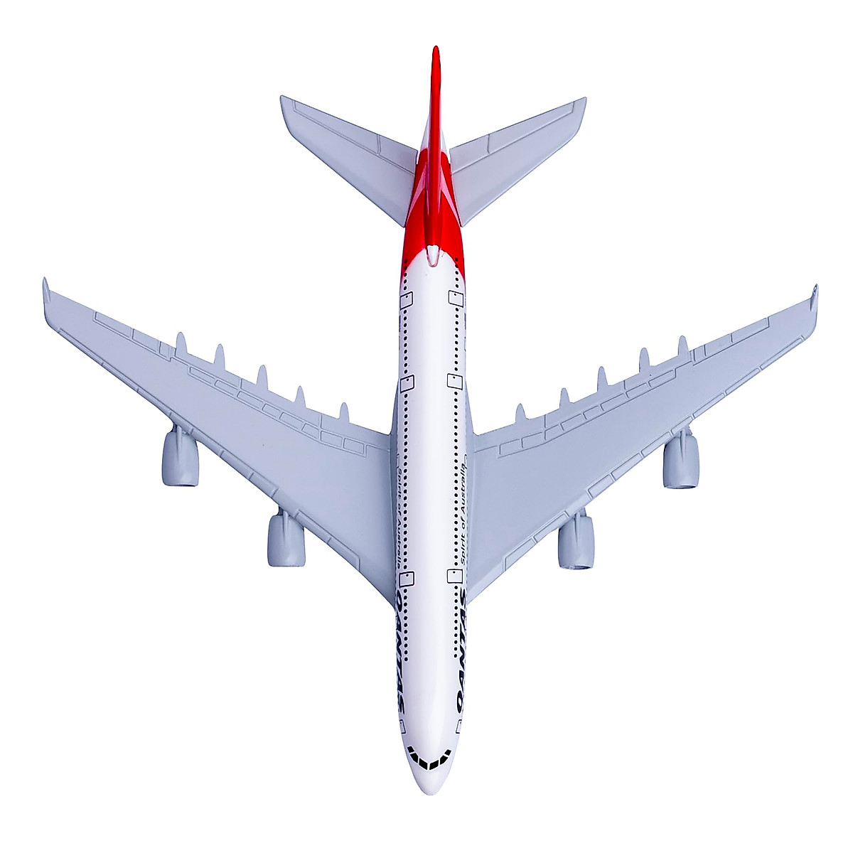 Bswath Model Plane 1:400 Scale Model Qantas A380 Model Airplane Diecast Airplanes Metal Plane Model for Gift