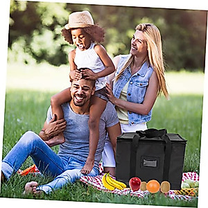 ULTECHNOVO Insulation Bags Reusable Grocery Bags Catering Foldable Shopping Bag Insulated Bags for Food Grocery Shopping Bags Restaurant Insulated Bag Cooler Bag Jumbo Insulated Bag