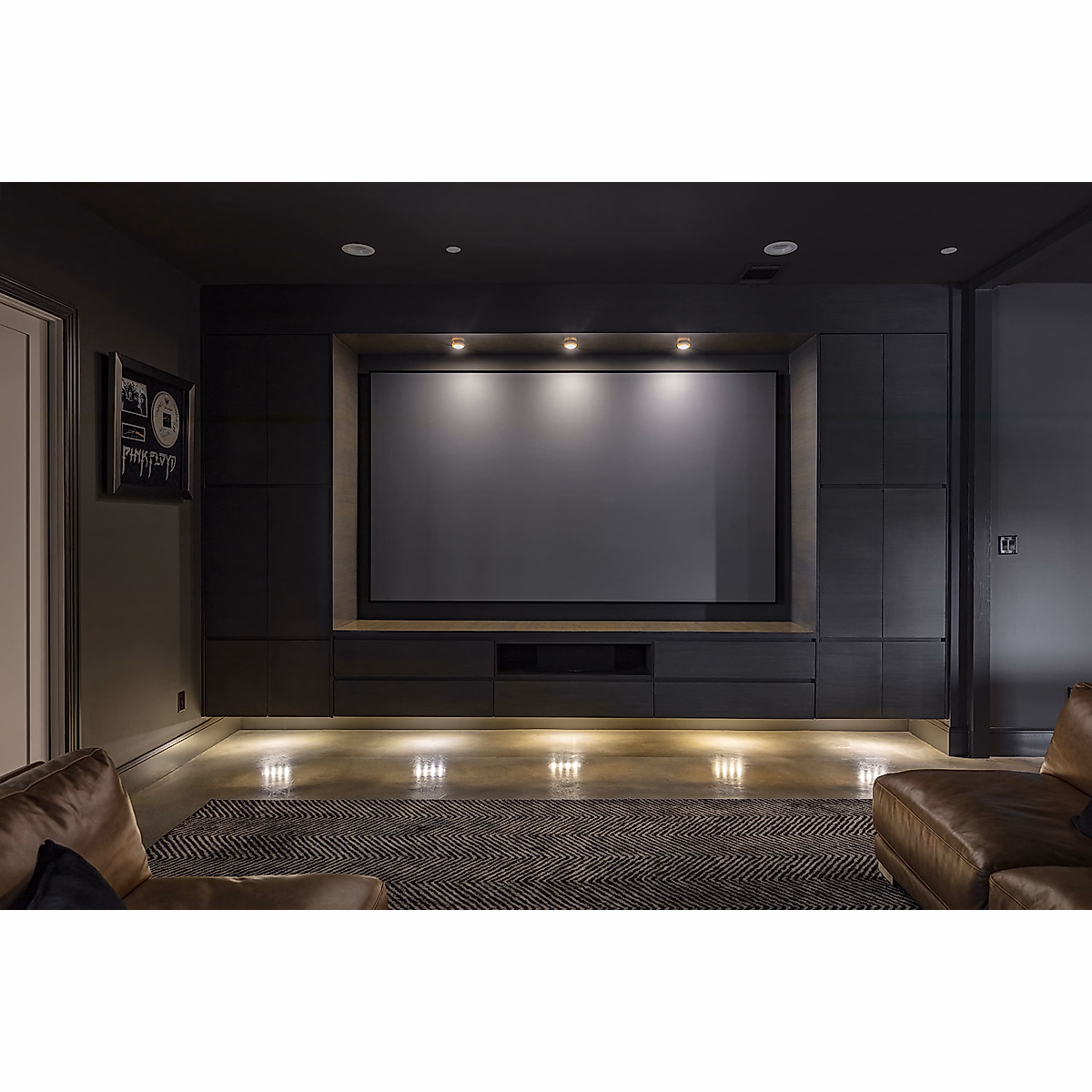 Brilliant Evolution Tap Light Push Lights 6pk w/Batteries + Remote, LED Stick On Lights Under Cabinets Battery Puck Lights with Remote - Under Counter Lighting Wireless Closet Kitchen Night Lights