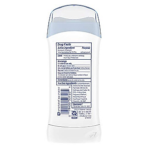 Dove Invisible Solid Antiperspirant Deodorant Stick for Women, Powder, For All Day Underarm Sweat & Odor Protection, 2.6 Ounce (Pack of 6)
