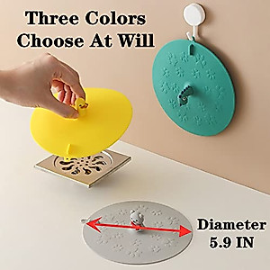 MAOYONG Bathtub Drain Cover Tub Stopper-Cute Silicone Floor Drain Cover for Bathroom, Bath Tub Drain Plug for Shower Floor, Kitchen Sink Drain Stoppers