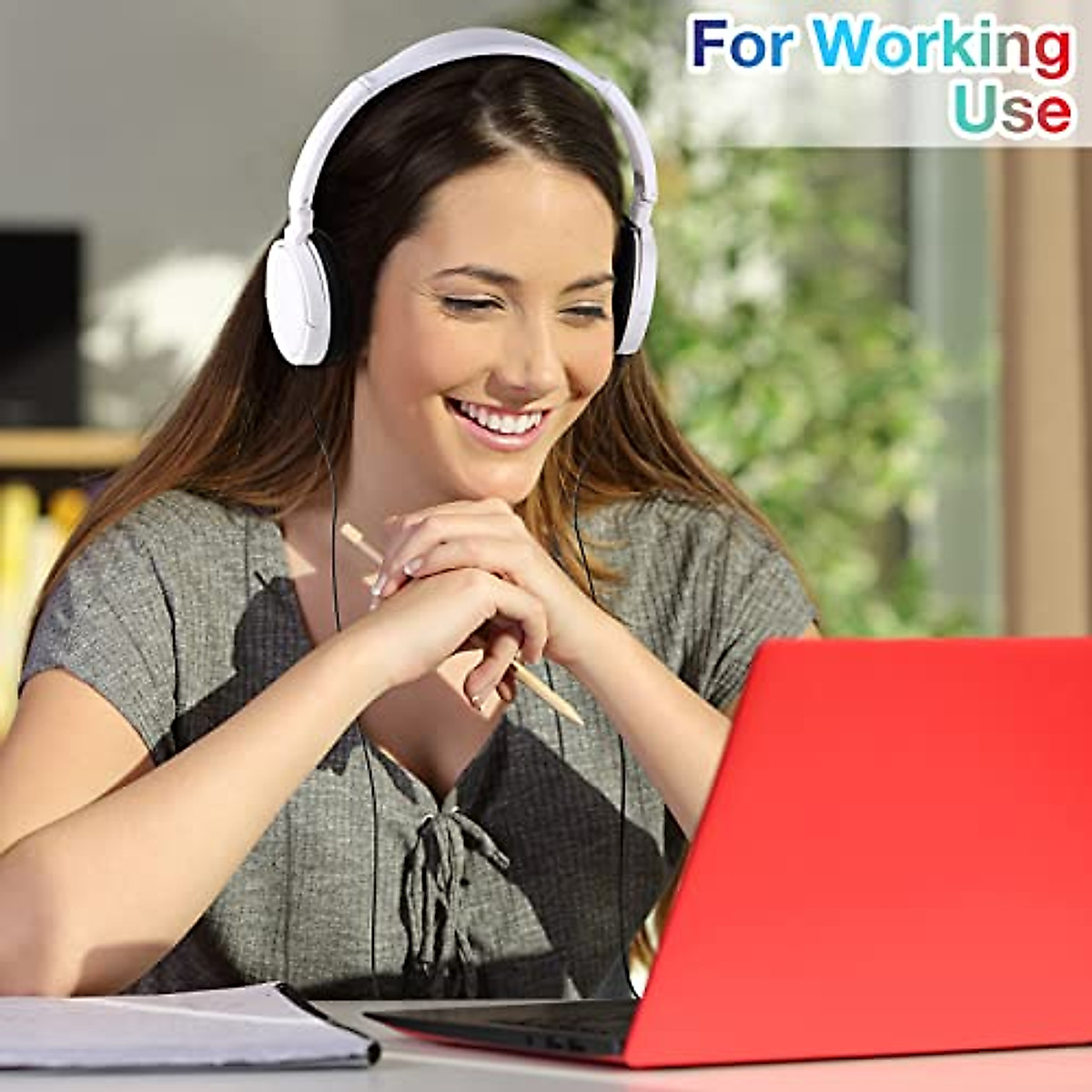 Yunsailing 18 Pack Classroom Headphones Bulk Student Headphones Wired Class Headphones Set for Kids School with Individually Wrapped Adjustable Over Ear Head Earbuds (Multicolor)